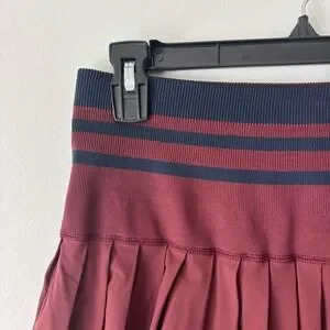 Wilson | Skirts | Wilson Midtown Maroon Navy Blue Tennis Mini Skirt ...